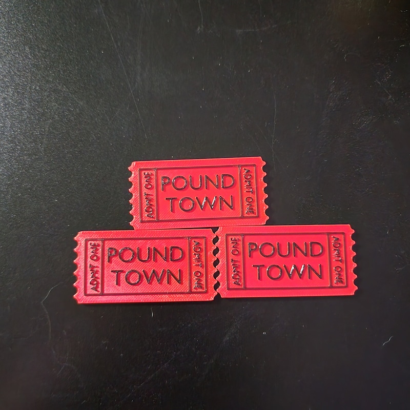 Ticket to Pound Town - Etsy
