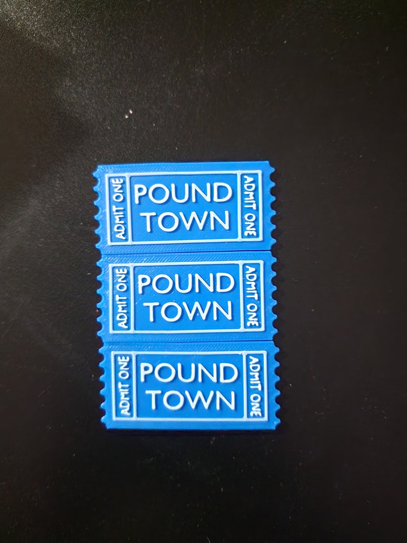 5 Tickets to Pound Town - Etsy
