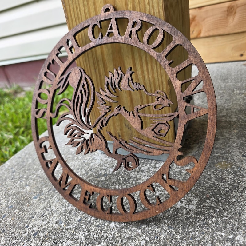 Gamecock Wall Sign - Etsy