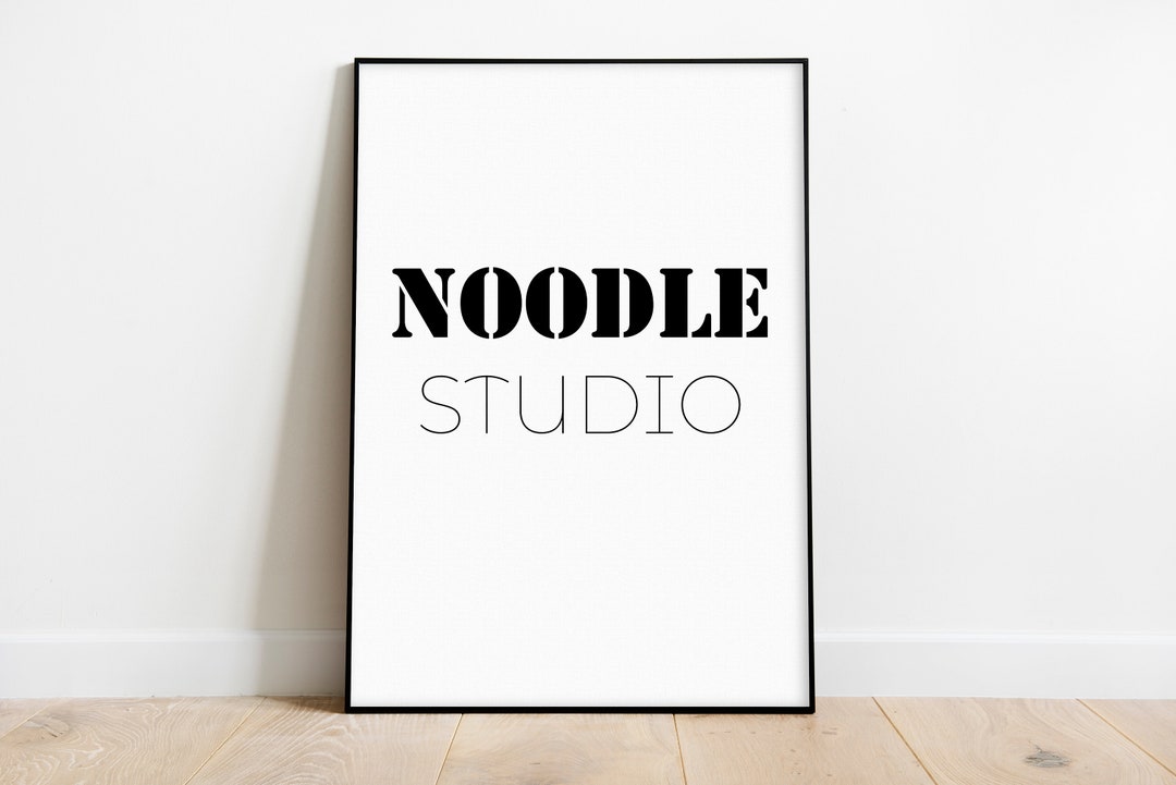 Noodle Noodles Love Love Cooking Kitchen Kitchen Wall Art Digital Print ...