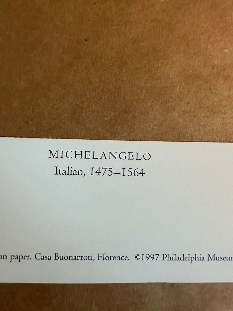 Vintage Fratelli Alinari, Art Print Michelangelo, Madonna and Child ...