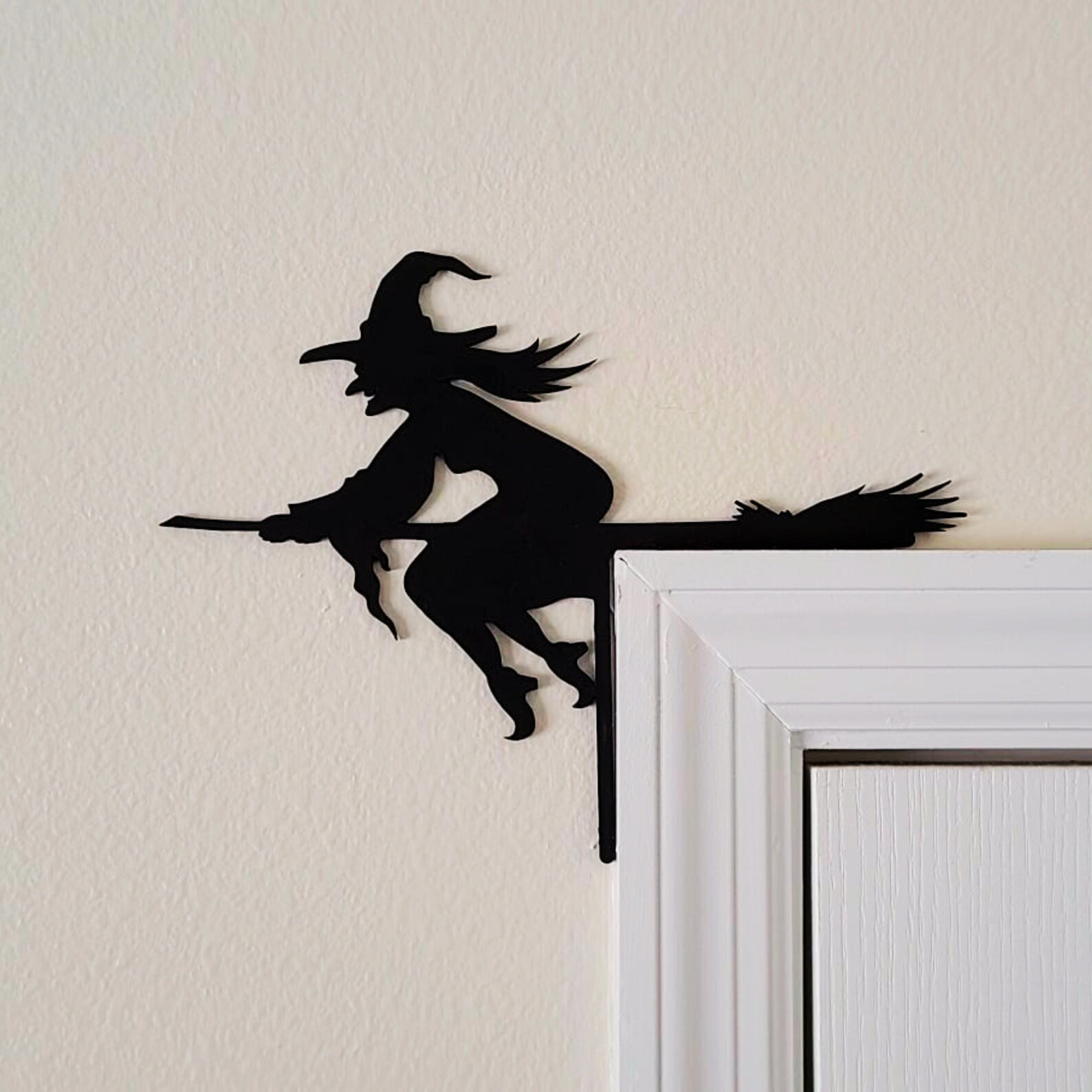 Halloween Witch Door Corner Sign, Door Decor , Cat Sign, Party ...
