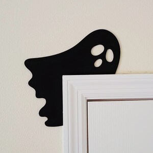 Halloween Door Corner Sign, Ghost Decoration, Pumpkin Sign, Halloween ...