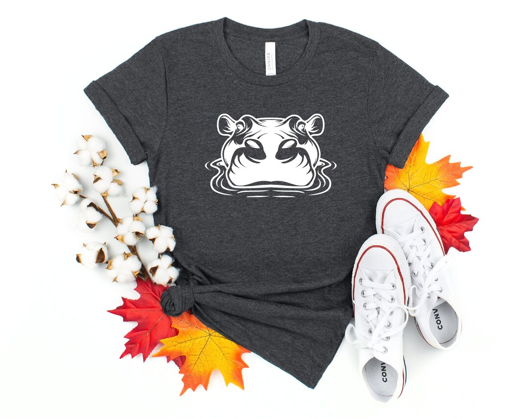 Hippo T Shirt, Hippo Lover Shirt, Hippo Gift,, Loves Hippos Wild Animal ...