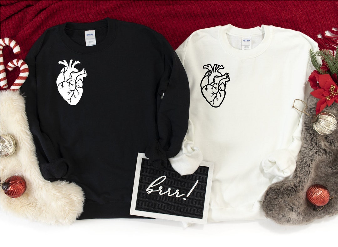 Matching Heart Sweatshirts, Couple Sweatshirts, Matching Couples, I ...
