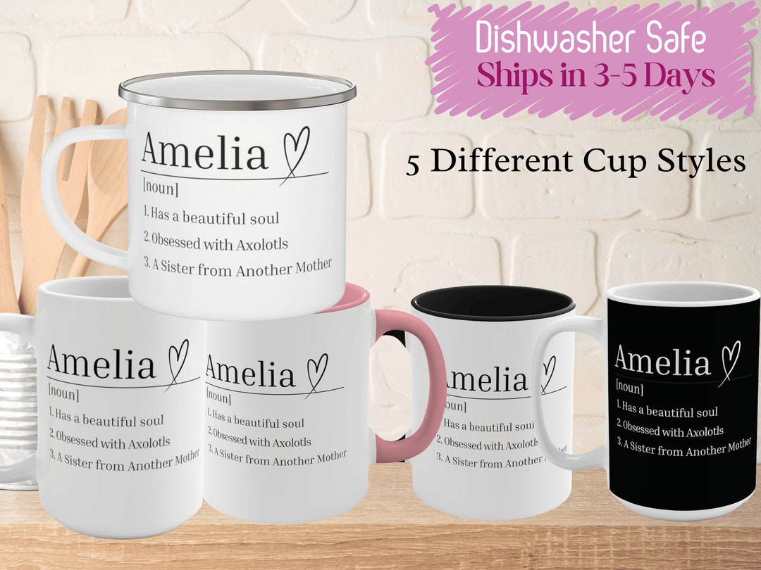 Personalized Name Definition Mug: Personalized Coffee Mug With - Etsy