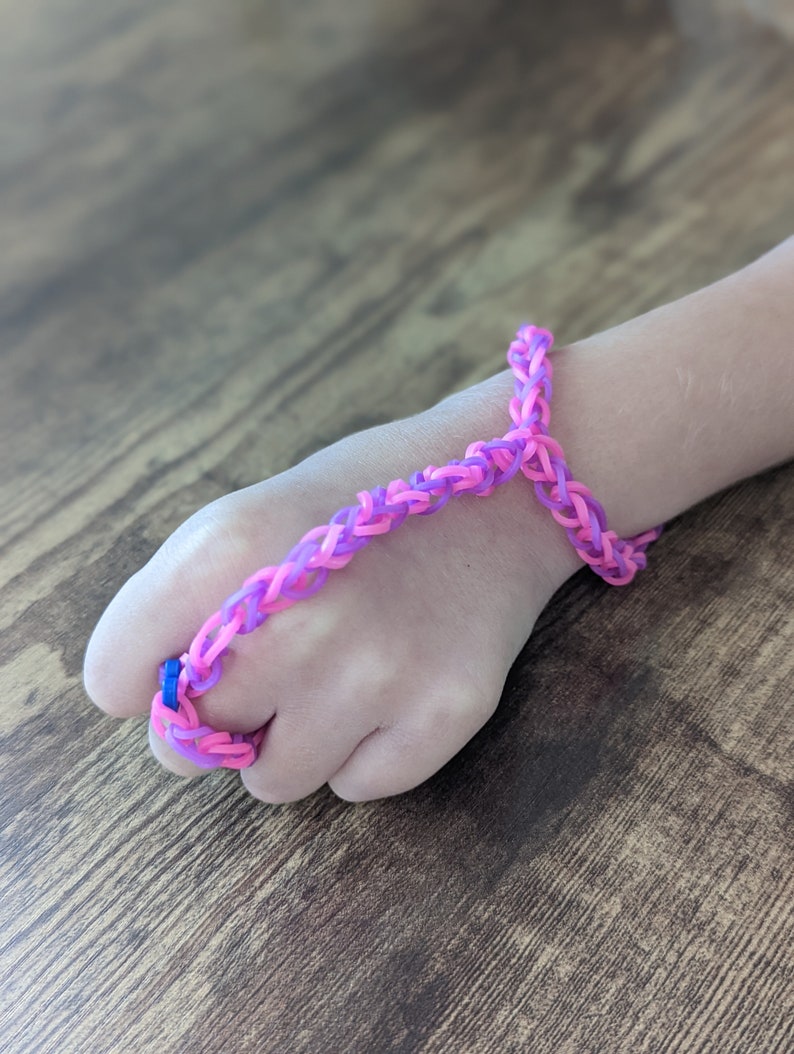 Bracelet Ring Rainbow Loom - Etsy