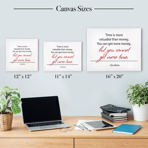 Inspirational Quote Print, Jim Rohn Quote, Wall Art, Canvas Print or ...