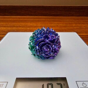 Bismuth Flower Ball - Etsy