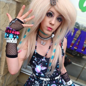 Atomic Turquoise Scene Queen Emo Clip in Human Hair Extensions ...