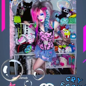 Scene Queen Emo Kid Atomic Turquoise Leopard Cheetah Human Hair ...
