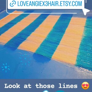 Atomic Turquoise Scene Queen Emo Clip in Human Hair Extensions ...