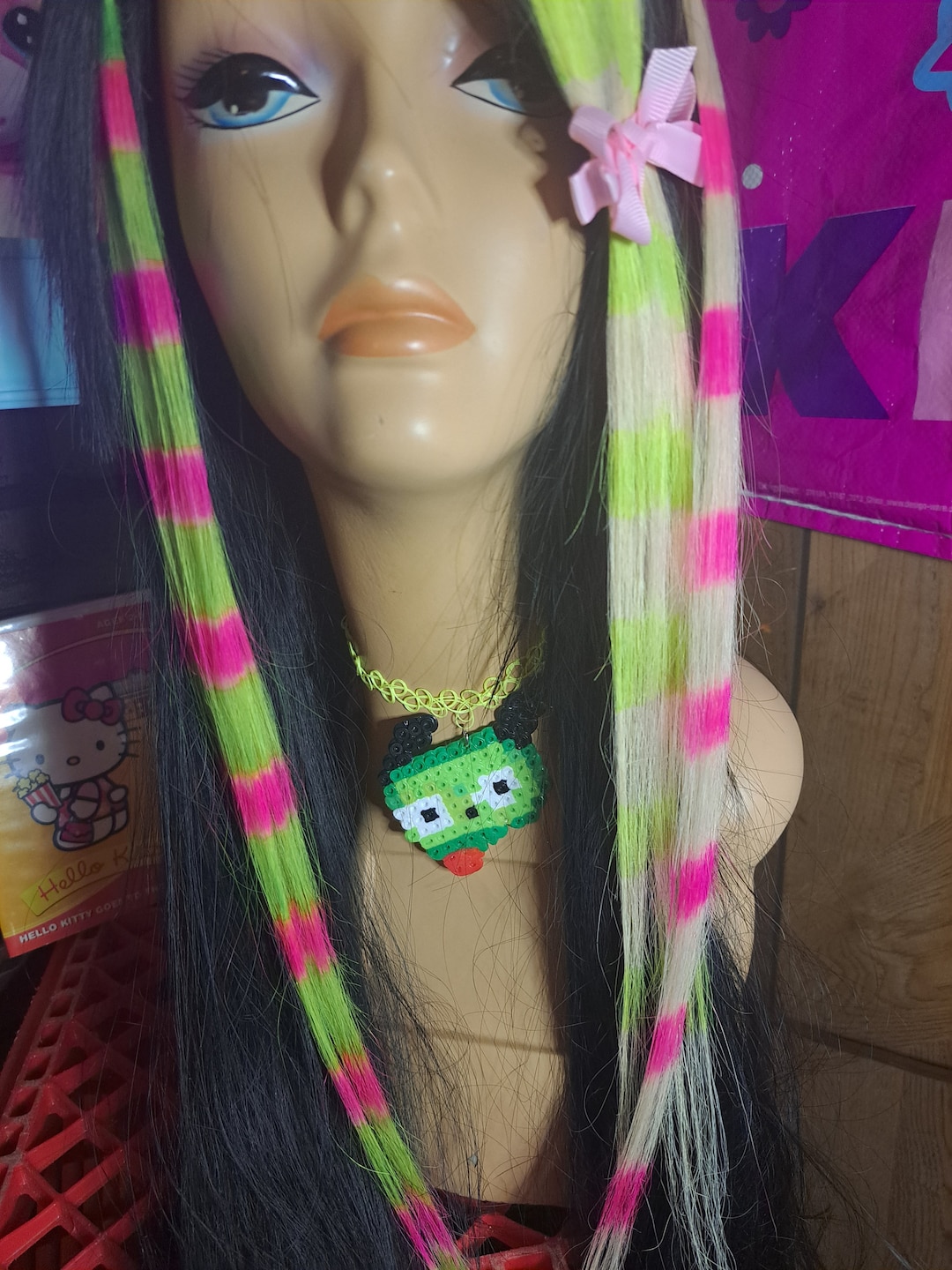 Cruel Summer Trio Raccoon Tail Coontails X3 Clip in Human Hair ...