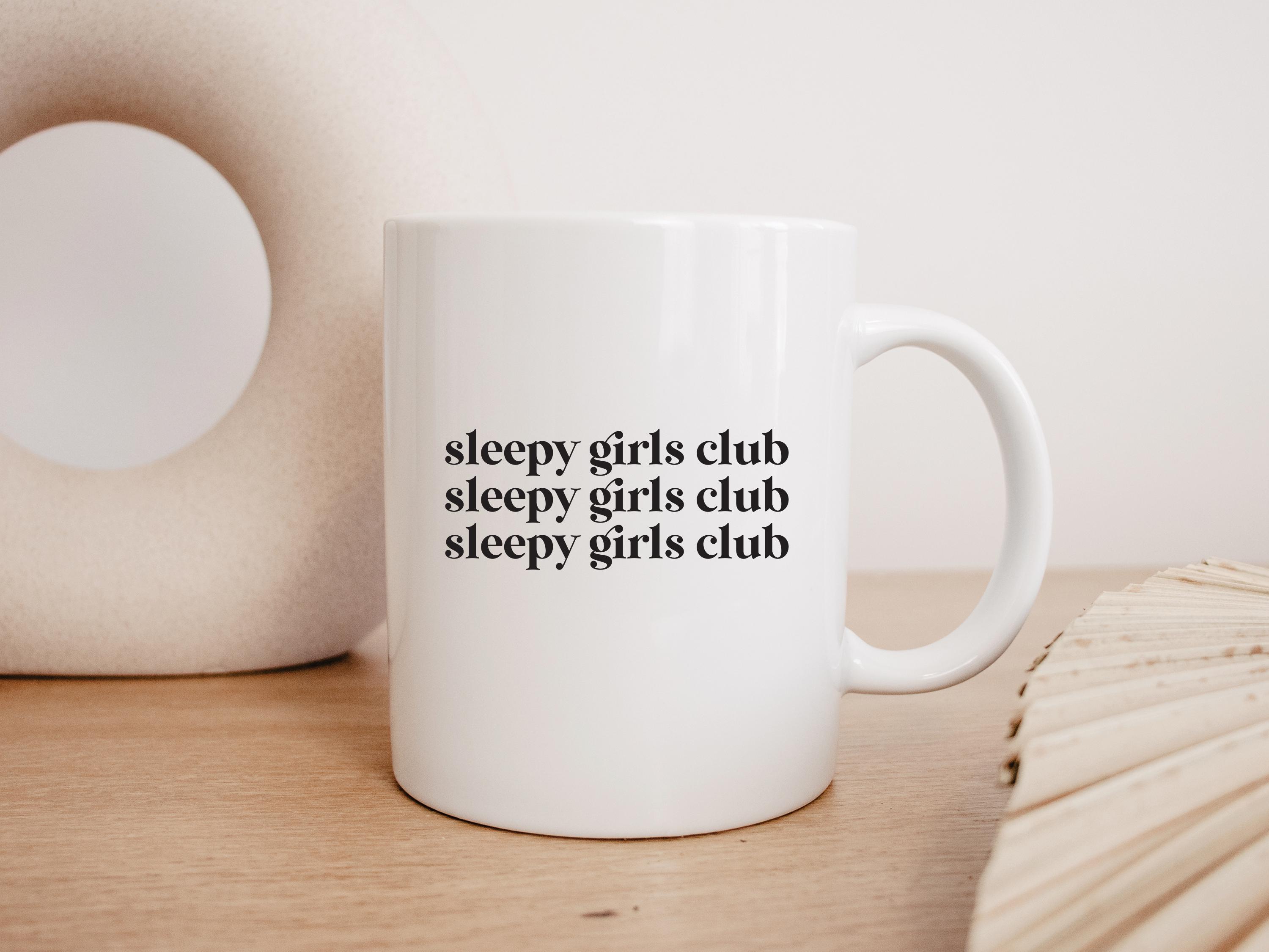 Sleepy Girls Club SVG, Girl Club SVG, Sleepy Svg, T Shirt Svg, Funny ...
