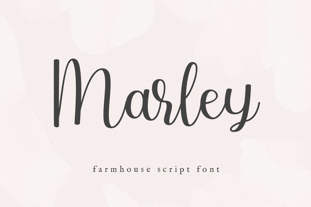 Marley Font, Modern Script Font, Wedding Fonts, Logo Fonts, Canva Font ...