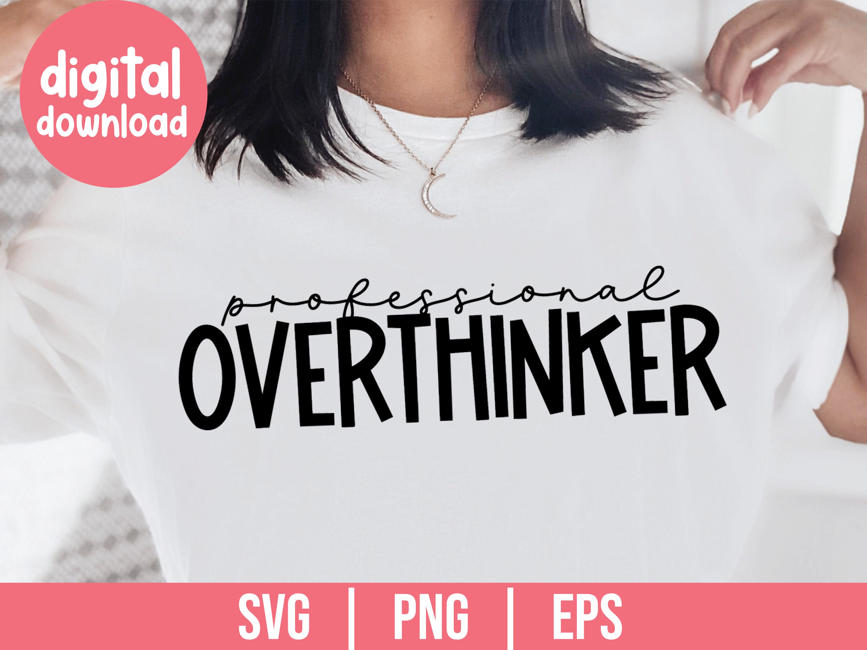 Professional Overthinker SVG, Retro SVG, Groovy Svg, SVG for Cricut ...