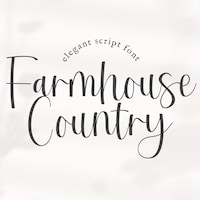 Farmhouse Script Font Bundle: SVG & TTF Fonts (digital Download) - Etsy