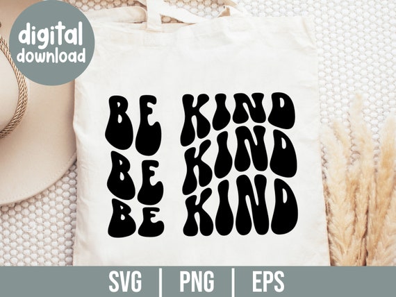 Be Kind SVG Retro SVG Groovy Svg SVG for Cricut Cricut - Etsy