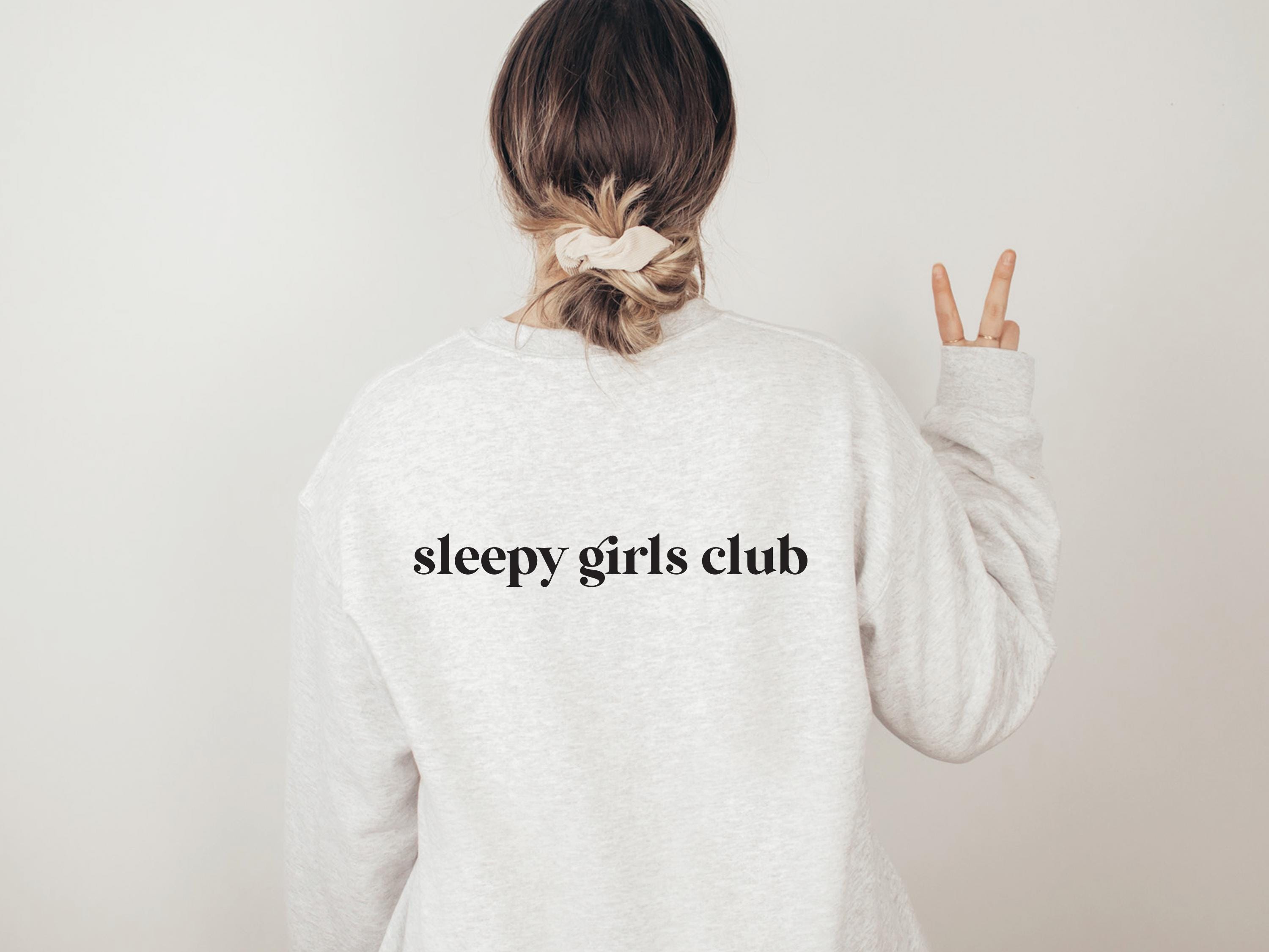 Sleepy Girls Club SVG, Girl Club SVG, Sleepy Svg, T Shirt Svg, Funny ...