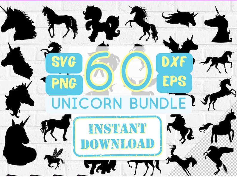 Unicorn Svg Unicorn Clipart Unicorn Cut File Unicorn Png - Etsy