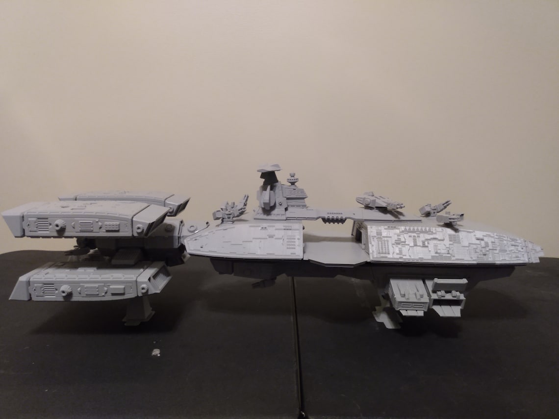 Troop Drop Ship 3d Printed Model - Etsy