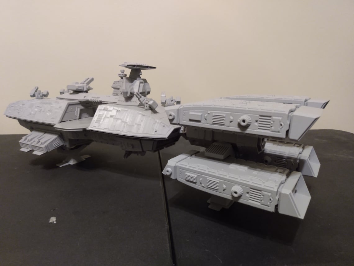 Troop Drop Ship 3d Printed Model - Etsy