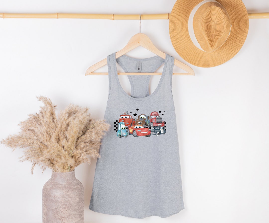 Disney Cars Tank Top, Disney Pixar Tank, Lighting Mcqueen Tank, Mater ...