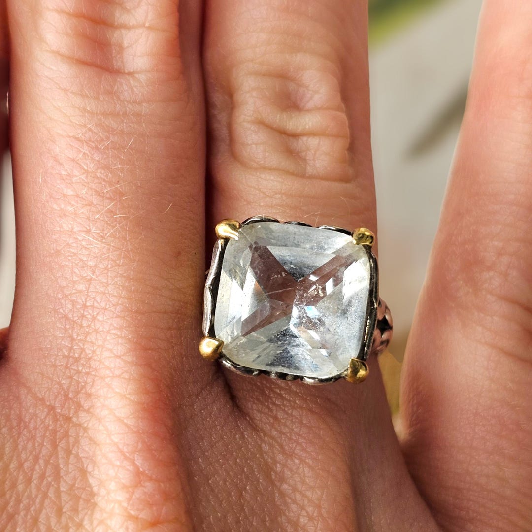 Vintage Signed John Hardy 925 18k Ring - Etsy