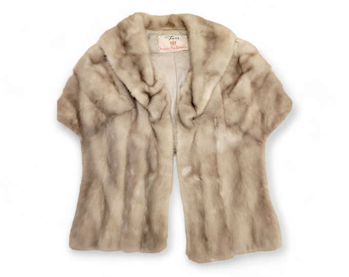 Vintage Mink Stole, Wrap, W Pockets - Etsy