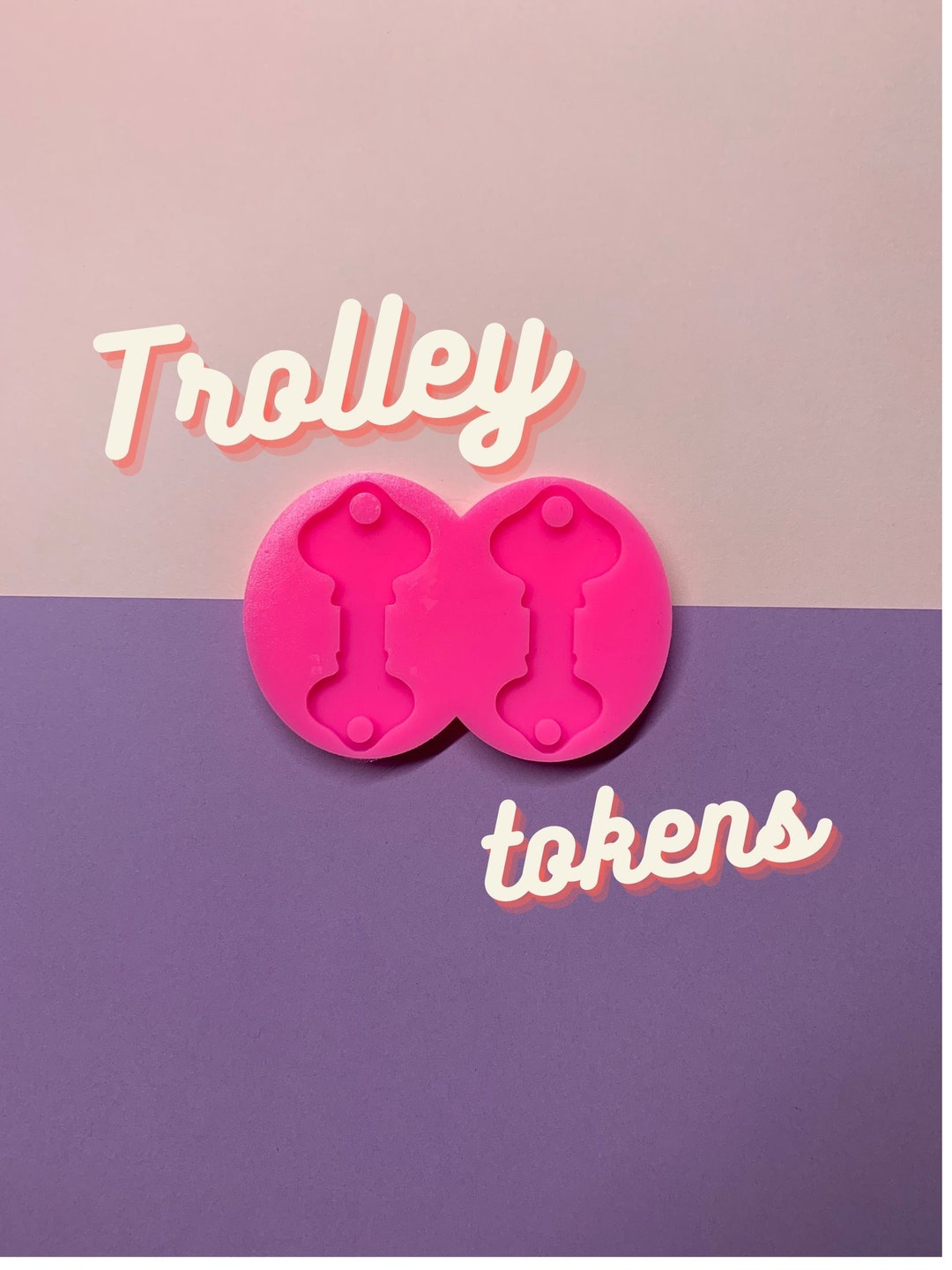Trolley Token Silicone Mould | Shopping Cart Tokens | Molds - Etsy