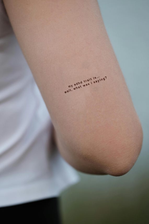 Adhd tattoo ideas - Bronctattooaus.com