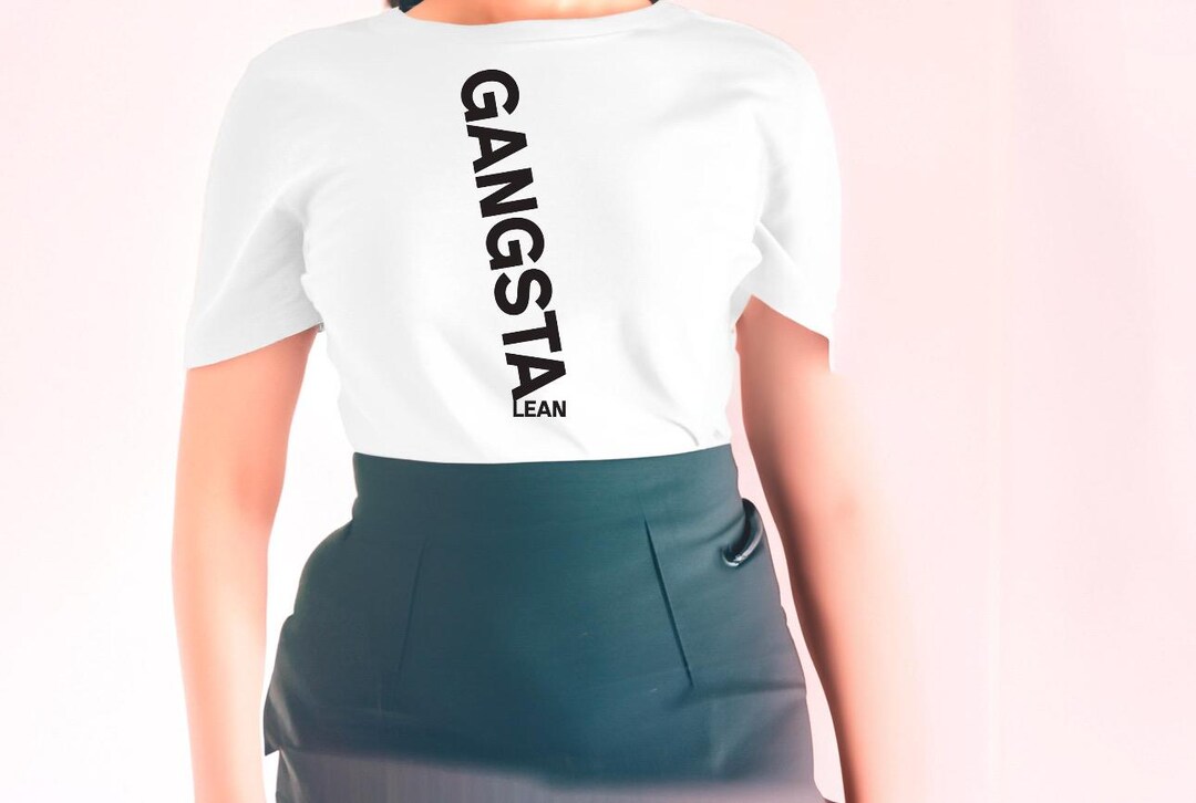 Gangsta Lean or Gangster Lean Typography Unisex T-shirts the S'mock ...