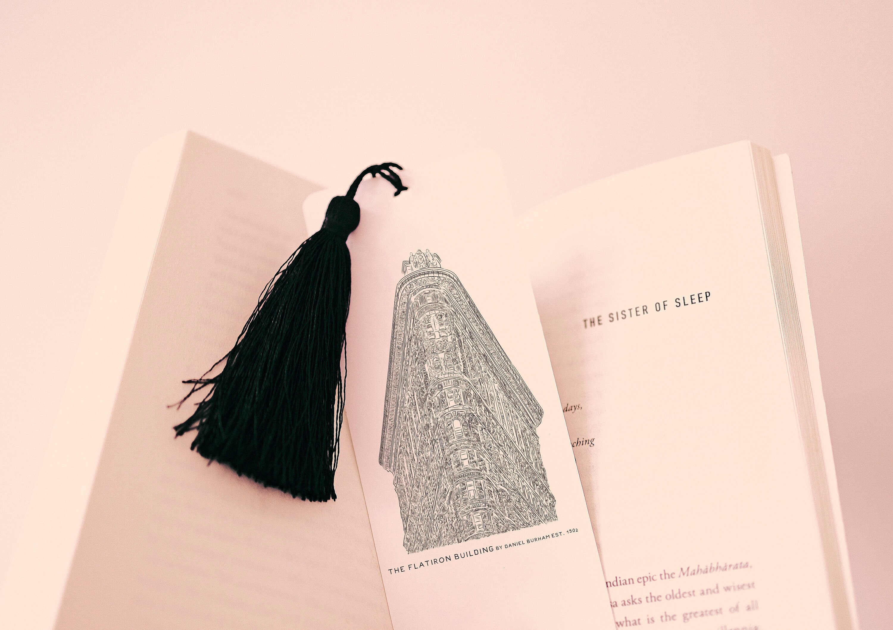 The Flatiron Building Line Drawing Bookmark New York NYC Architecture ...