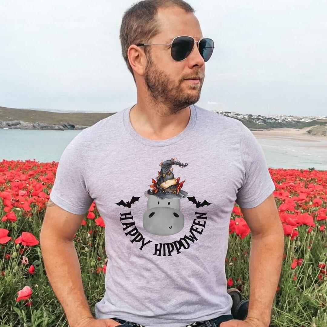 Cute Hippo Halloween T-shirt, Hippopotamus Costume T-shirt, Hippo ...