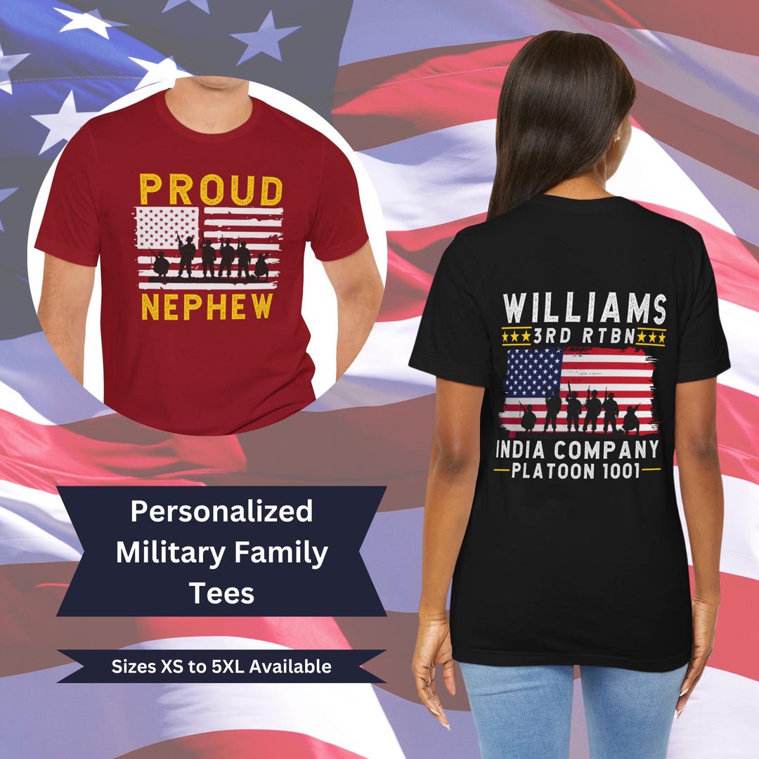 Custom Military Graduation Shirt: Proud Family Tee - Etsy