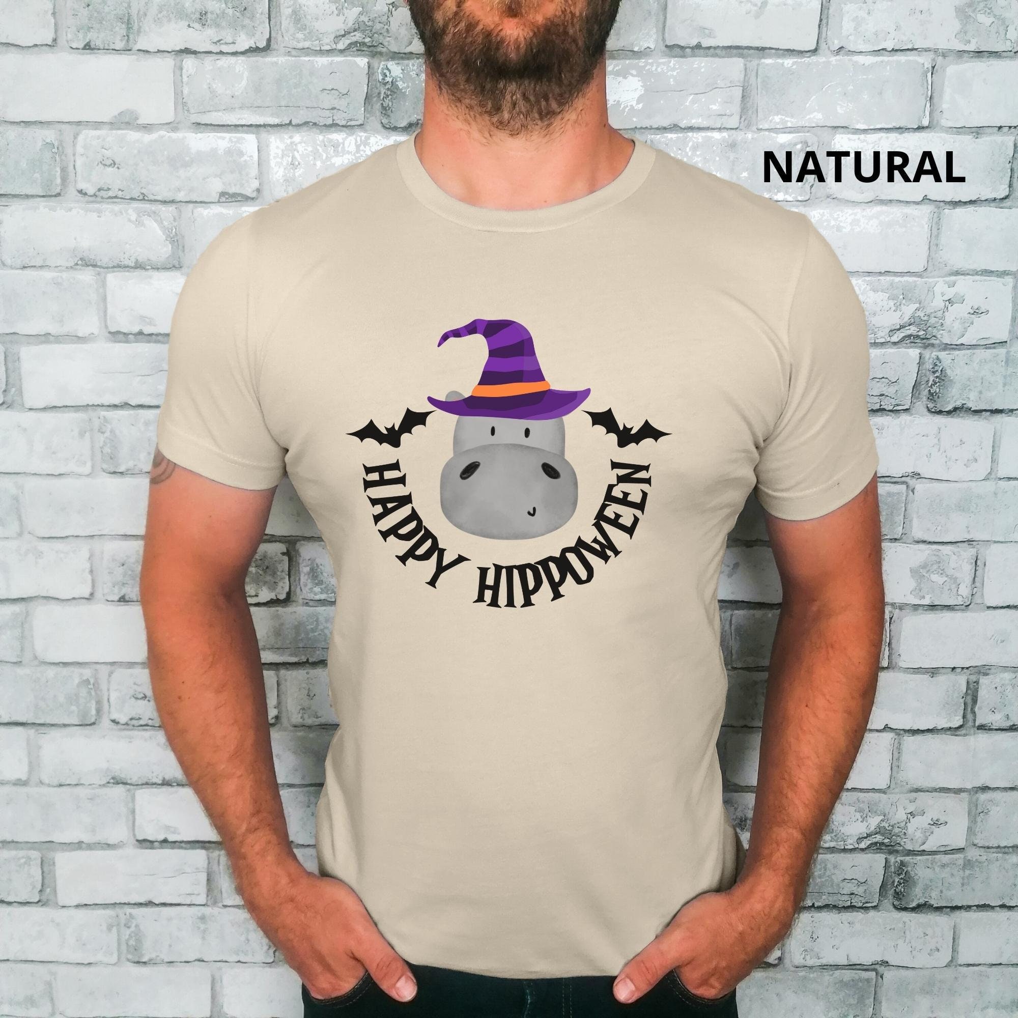 Happy Hippoween T-shirt, Hippo Witch Costume, Fall Halloween Tee - Etsy