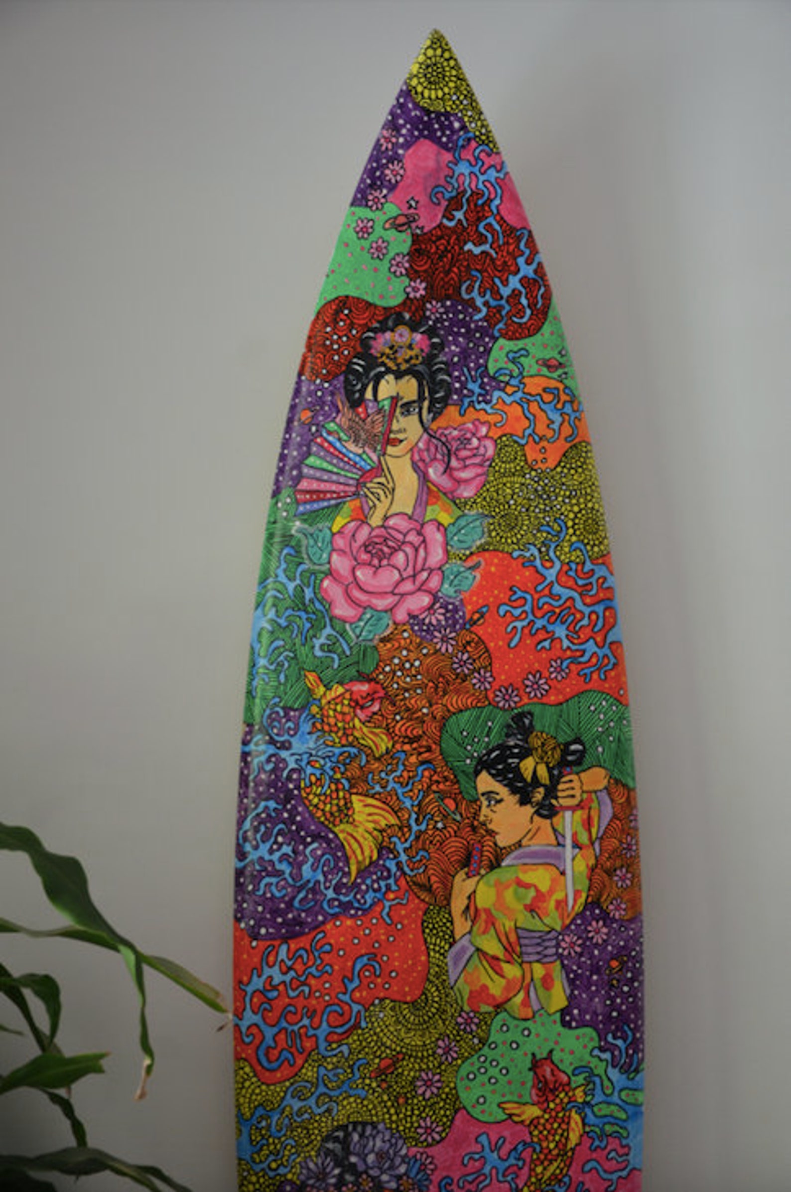 JAPANESE STYLE SURFBOARD - Original and Unique Scafe.co Piece - Etsy