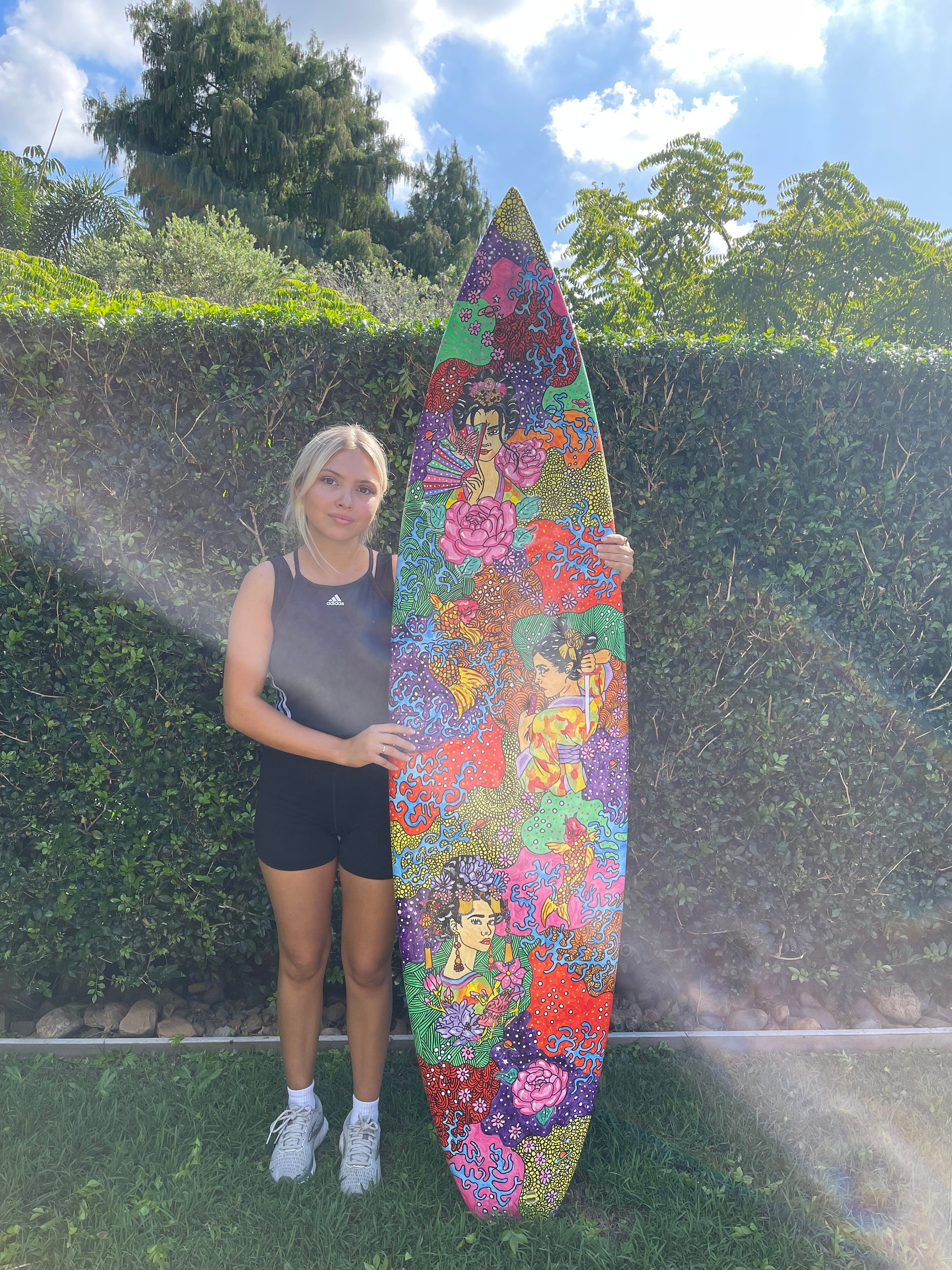 JAPANESE STYLE SURFBOARD - Original and Unique Scafe.co Piece - Etsy
