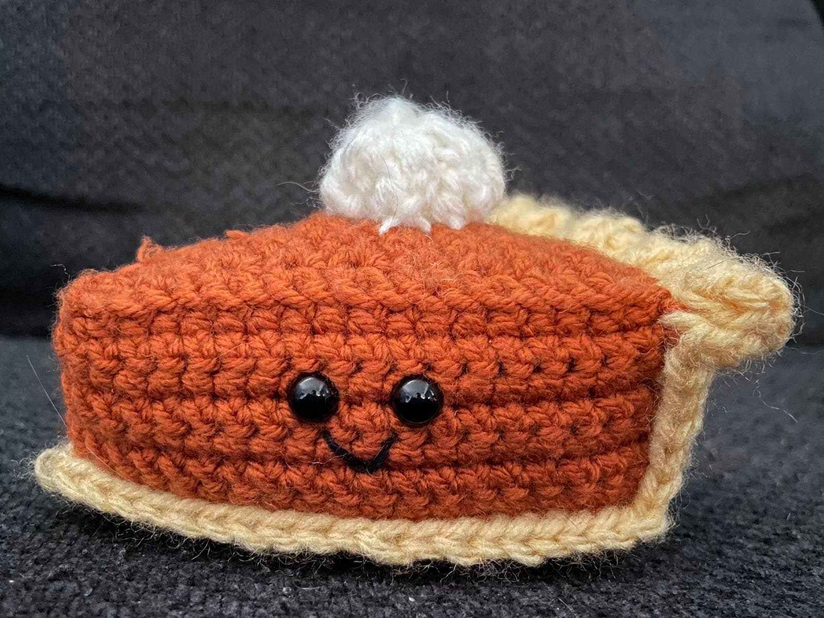Crochet Pumpkin Pie Slice - Etsy