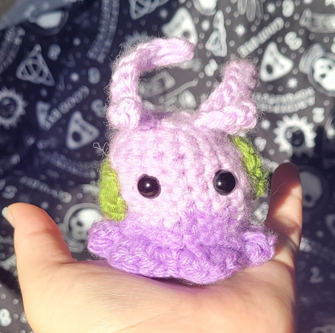Crochet Goomy, Amigurumi Pokémon, Fan-art Goodra Line, Video Game Plush ...