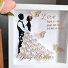 8X10 Personalized Zodiac Sign Frame/ Paper Flower Shadow Box/ Gift for ...