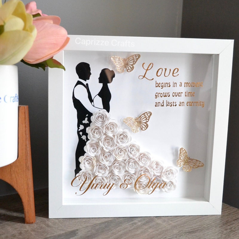 Wedding Shadow Box - Etsy