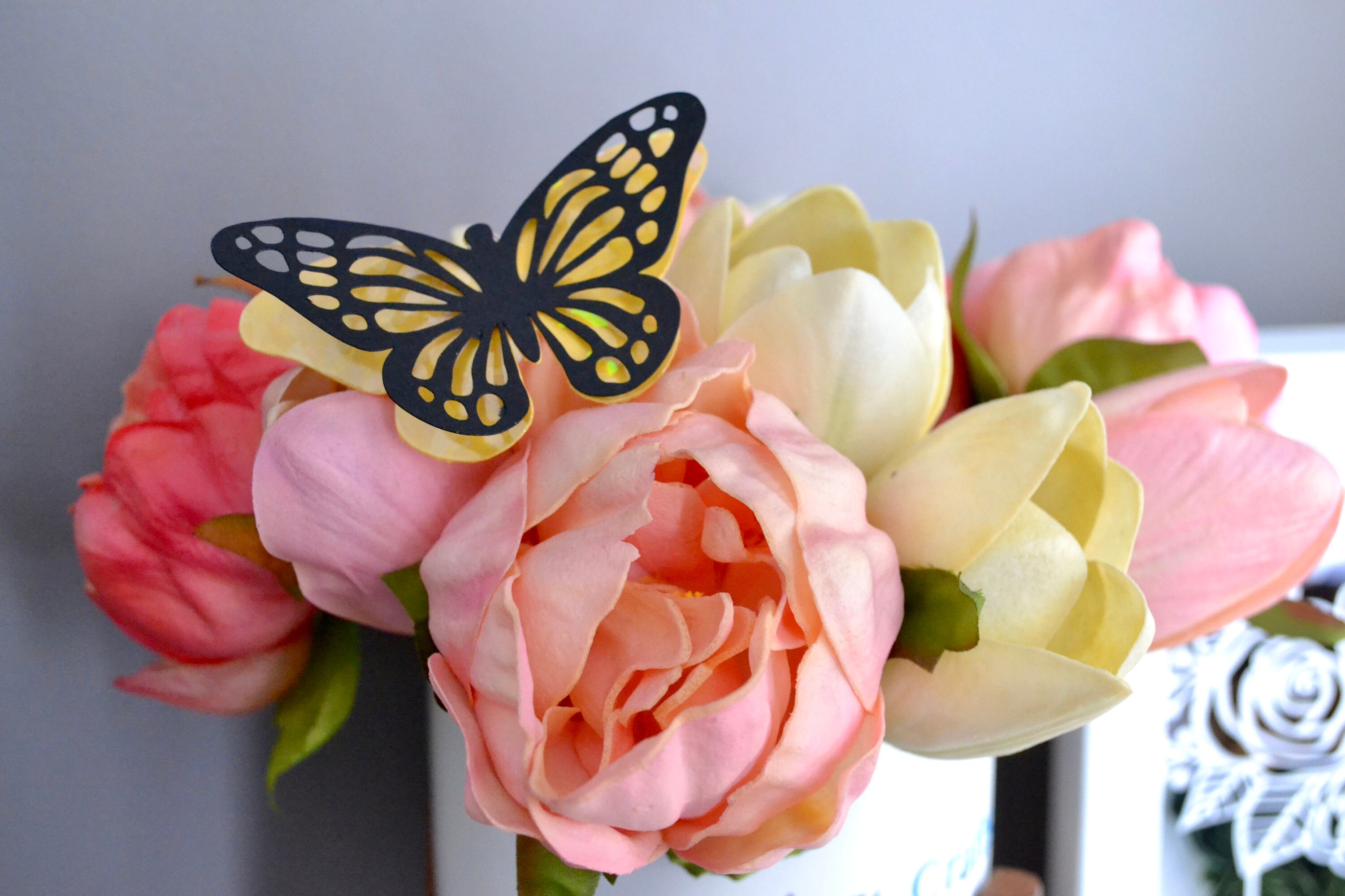 3D Butterflies/ Pre-cut Butterflies/ Cardstock Butterflies Pack of 5 - Etsy