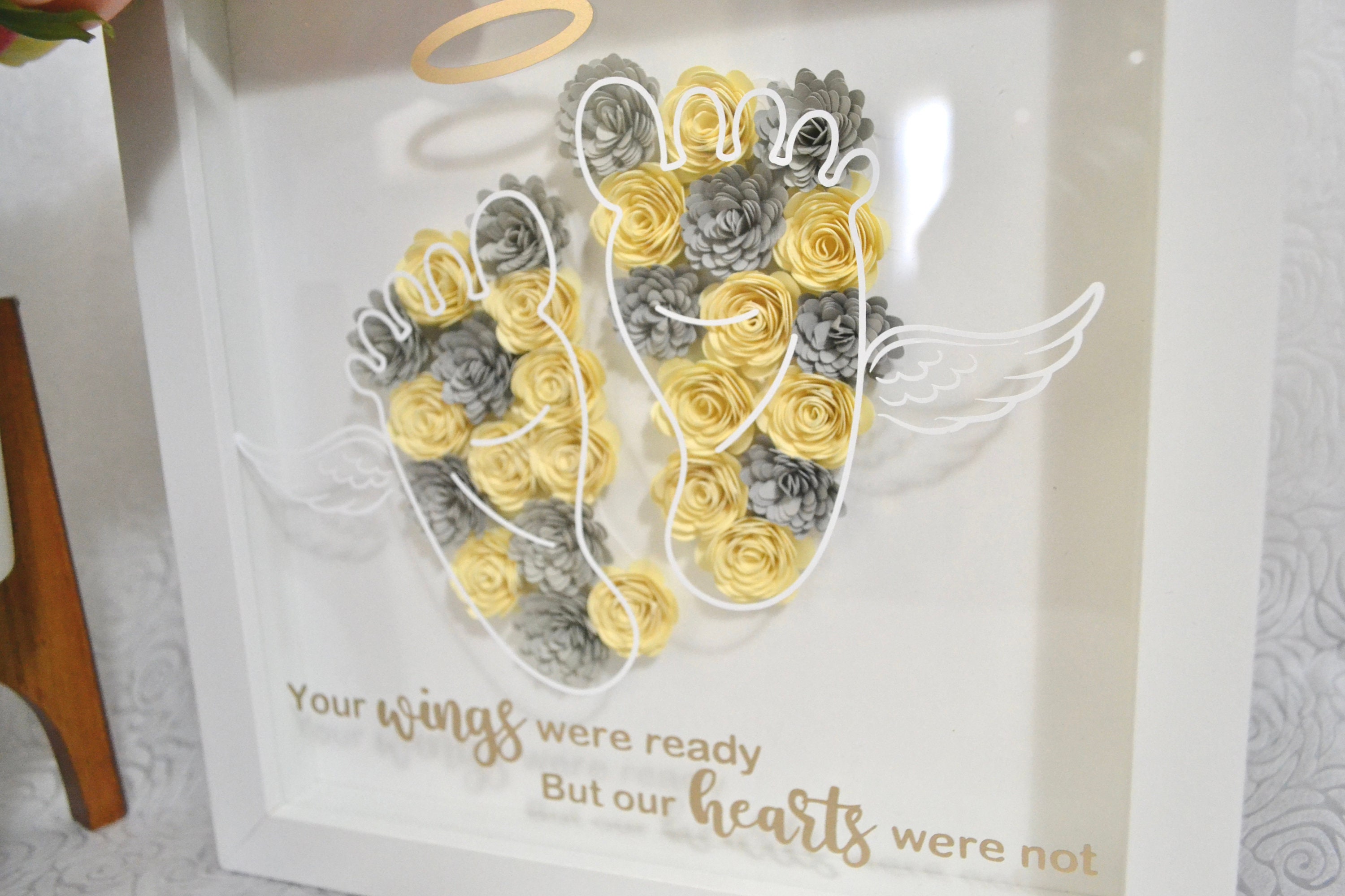 Sympathy Gift/ Memorial Shadow Box/ Infant Loss Frame - Etsy