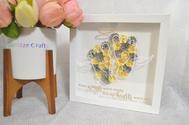 Sympathy Gift/ Memorial Shadow Box/ Infant Loss Frame - Etsy