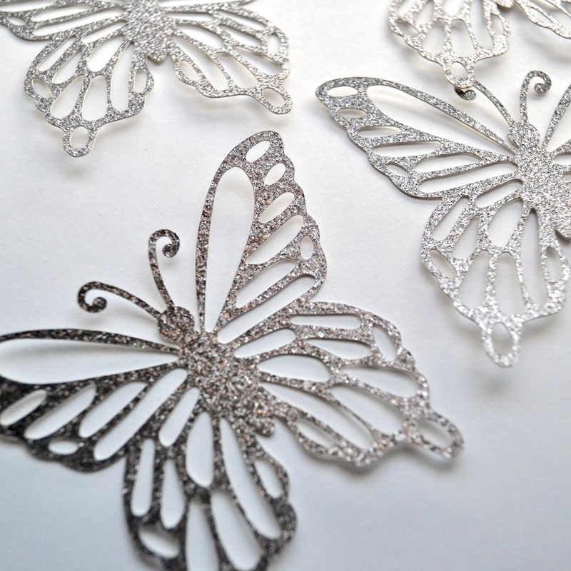 Glitter Butterfly - Etsy