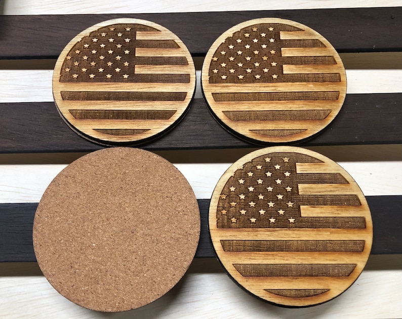 American Flag Coasters - Etsy