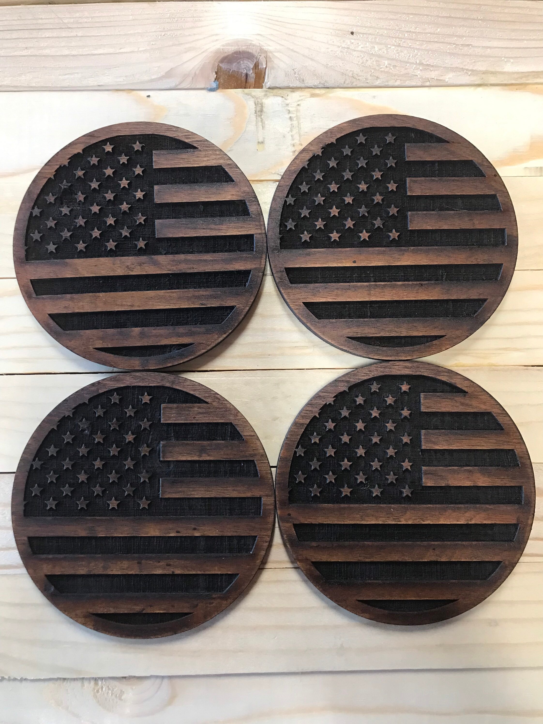 American Flag Coasters - Etsy