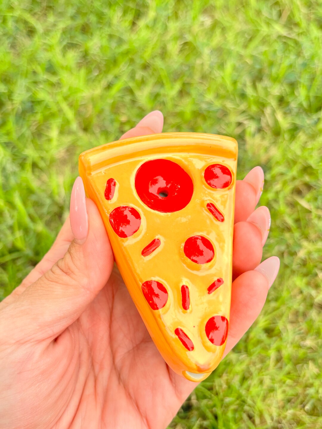 Cute Pizza Pipe Unique Ceramic Smoking Hand Pipes Pretty Girly Taco ...