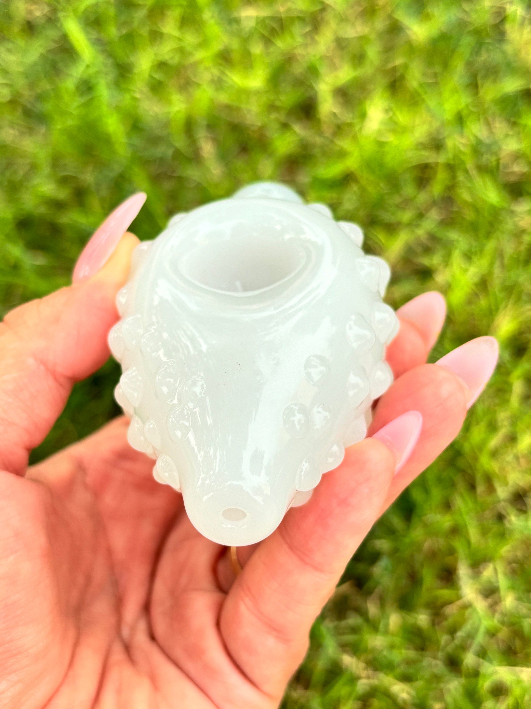 Cute Sheep Pipe Unique Glass Smoking Hand Pipes Pretty Girly Cute Tiny ...